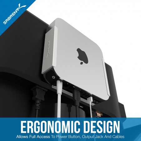 Sabrent BK-MACM Mac mini VESA Mount / Wall Mount / Under Desk Mount