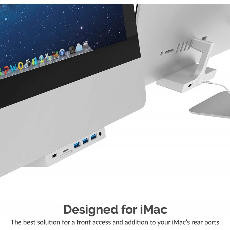 Sabrent 4-Port USB 3.0 Hub For iMac Slim Unibody (HB-IMCU)